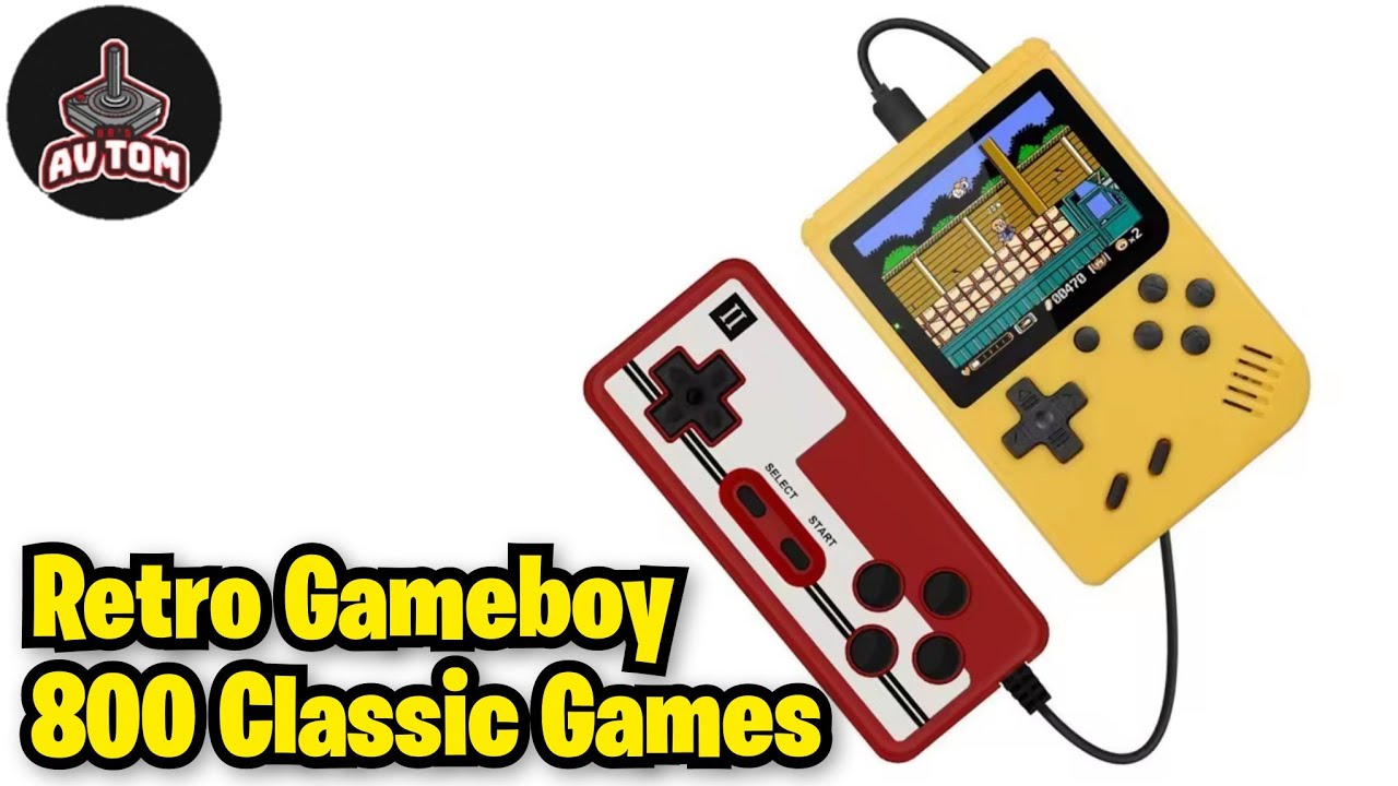 Gameboy Clone 800 NES Famicom Games Full Review Test & connection to TV ...