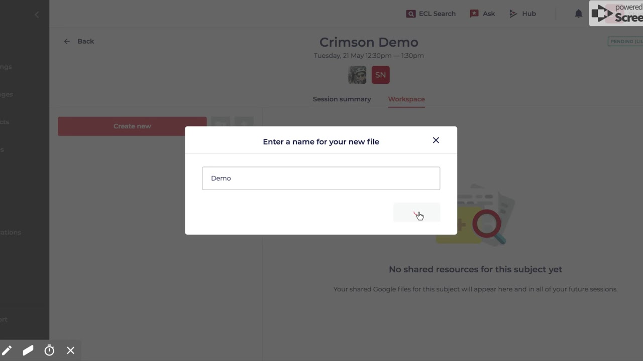 Crimson app x Google Drive - YouTube