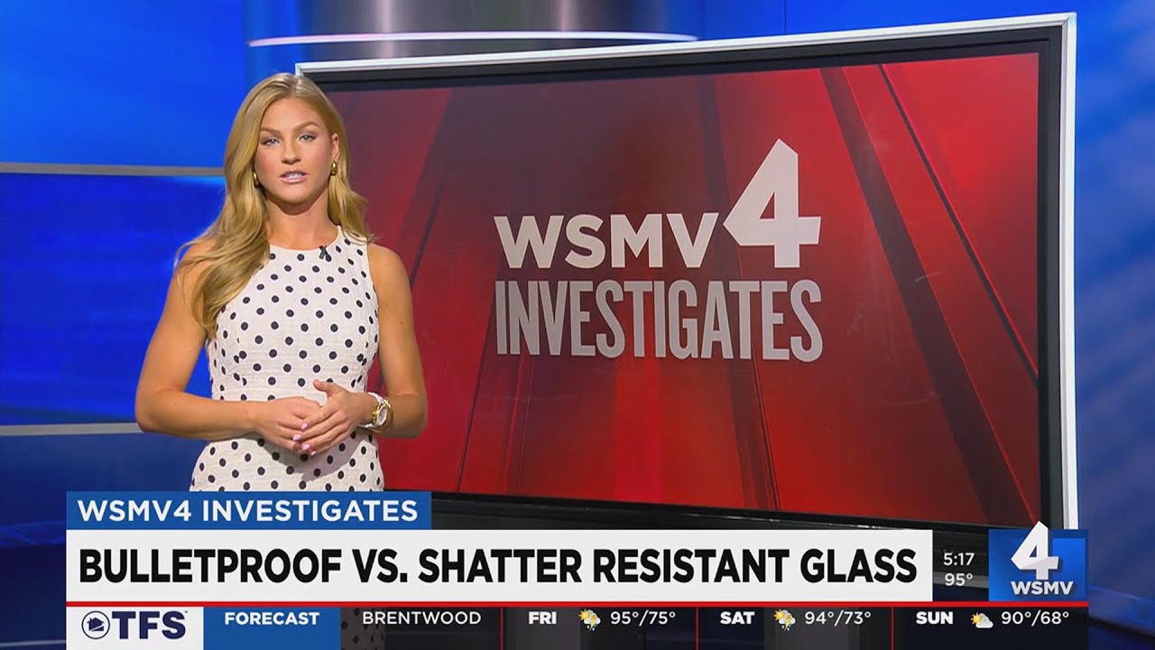 'Bulletproof glass' vs. 'shatter-resistant film' - YouTube