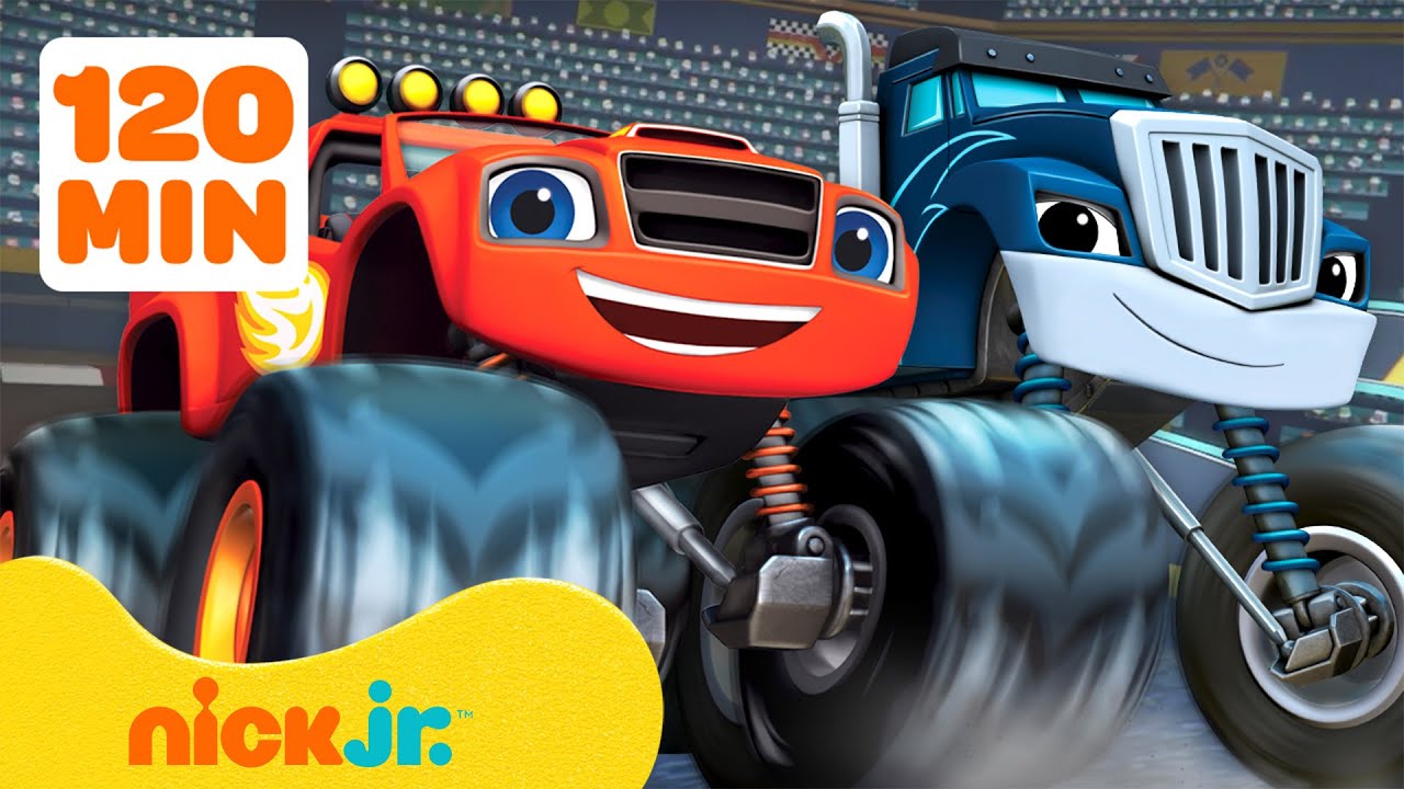 Blaze y Los Monster Machines | 120 MINUTOS de CARRERAS monstruosas con ...