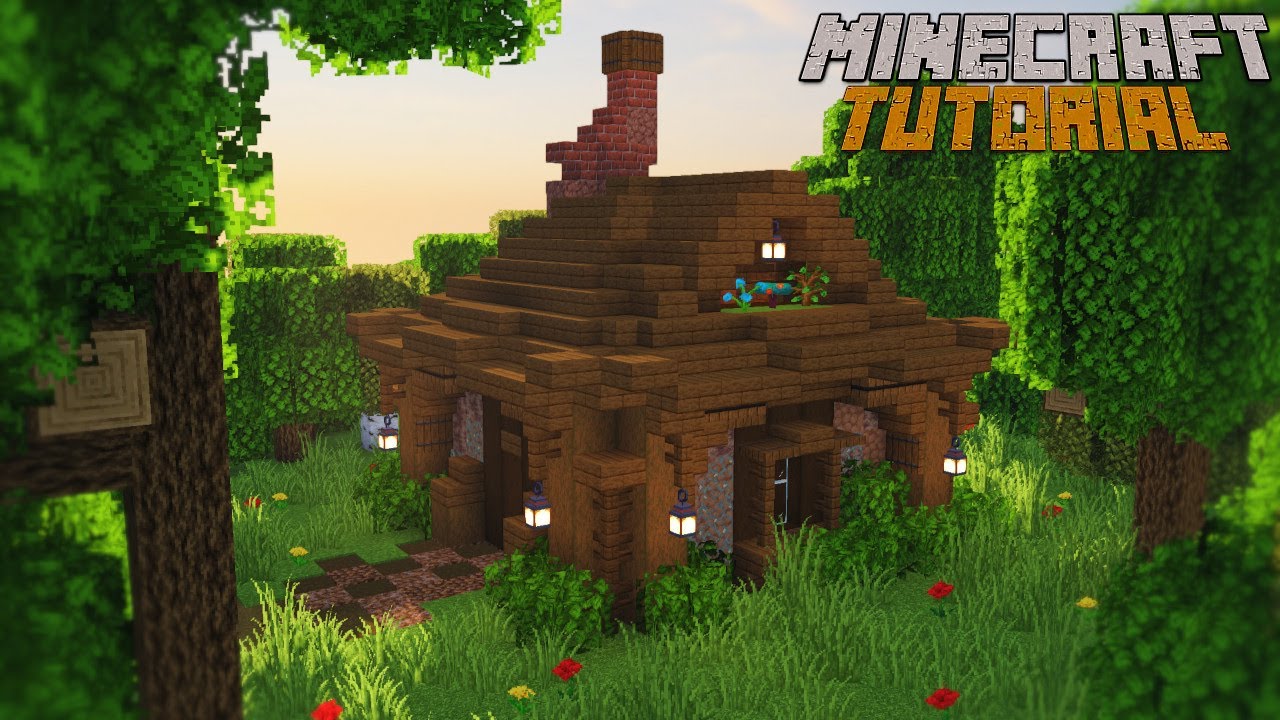 Minecraft Tutorial | How To Build Wooden House [Timelapse] - YouTube