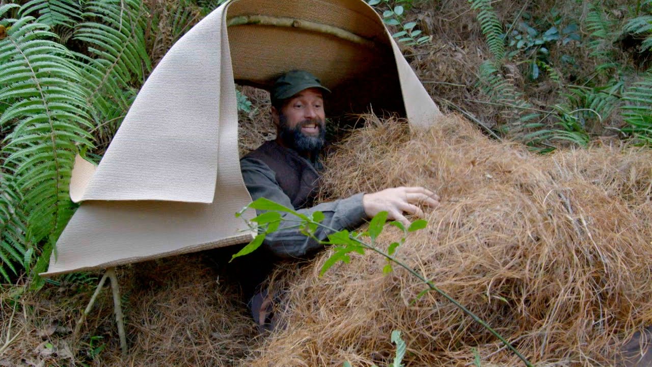 Survival 101: Building A Simple Shelter - YouTube