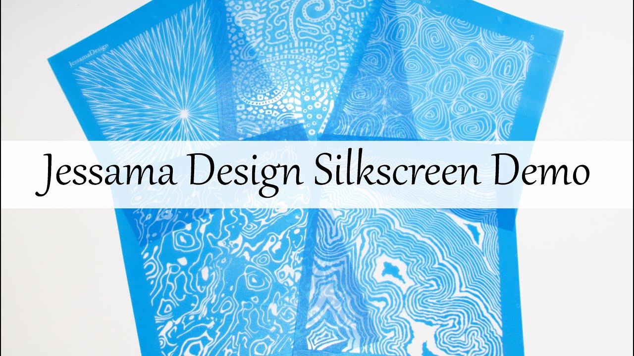 Polymer Clay Demo: Jessama Design Silkscreens - YouTube