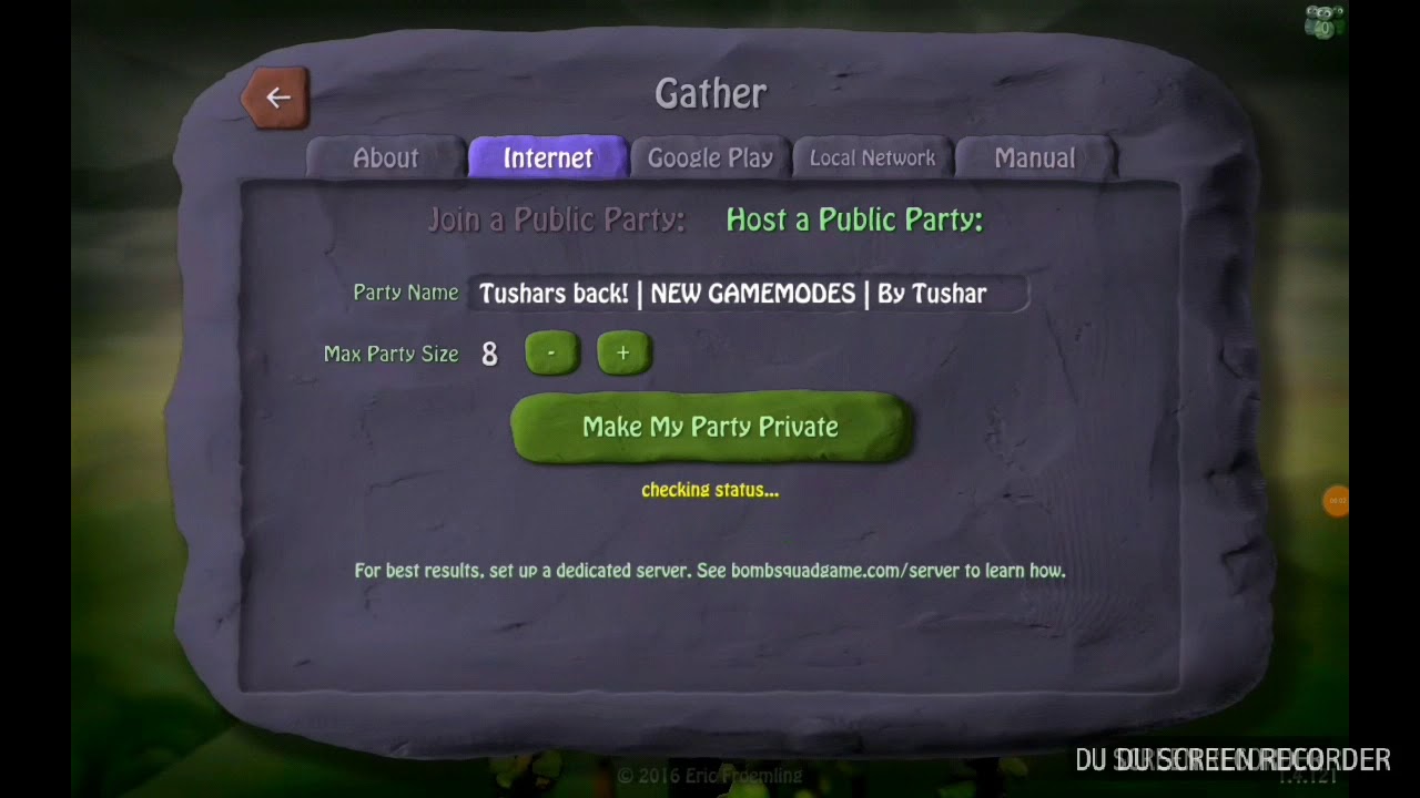 How to make a server on bombsquad - YouTube
