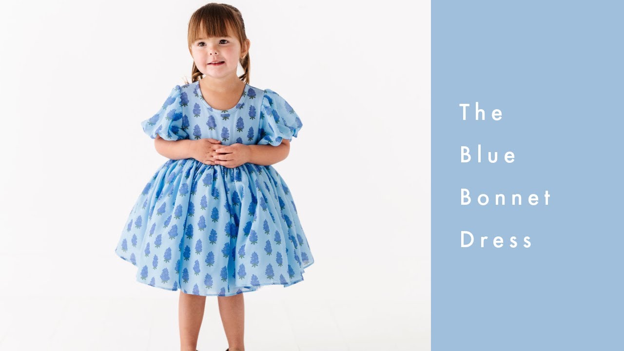 Our Blue Bonnet Dress - YouTube