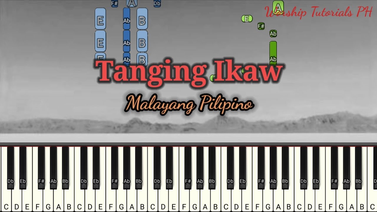 Tanging Ikaw - Malayang Pilipino ( Synthesia ) piano Tutorial - YouTube