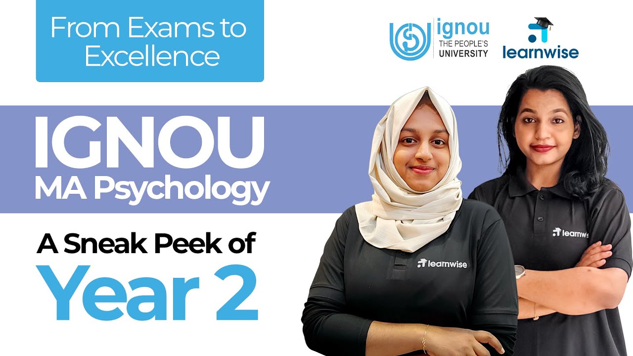 IGNOU MA Psychology | Sneak Peek into Year 2 Course | MAPC | Kerala's ...