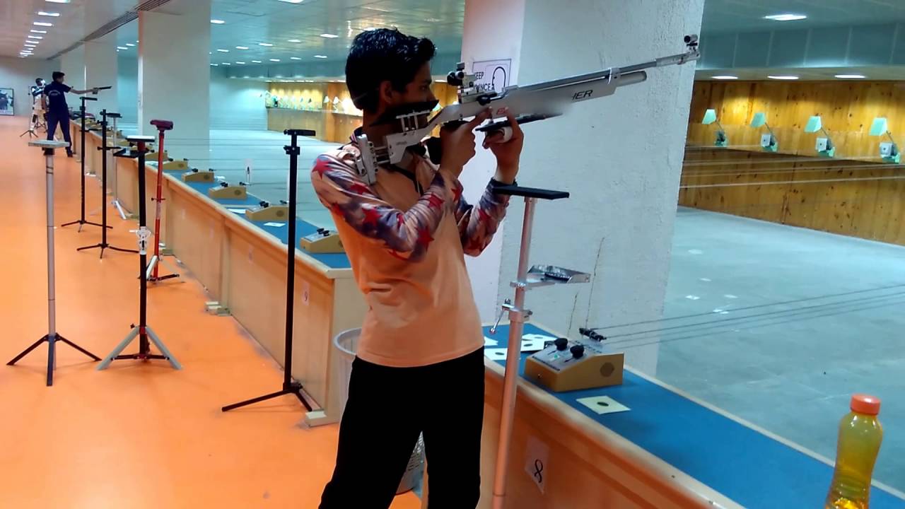 Shooting practice at OASES Shooting range jaipur - YouTube