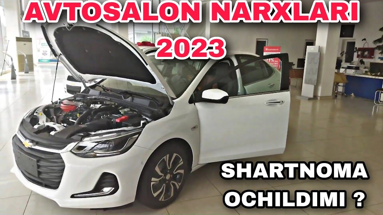 🔥AVTOSALON NARXLARI 2023 ONIX, TREKER 2, EQUINOX, MALIBU 2 NARXLARI ...