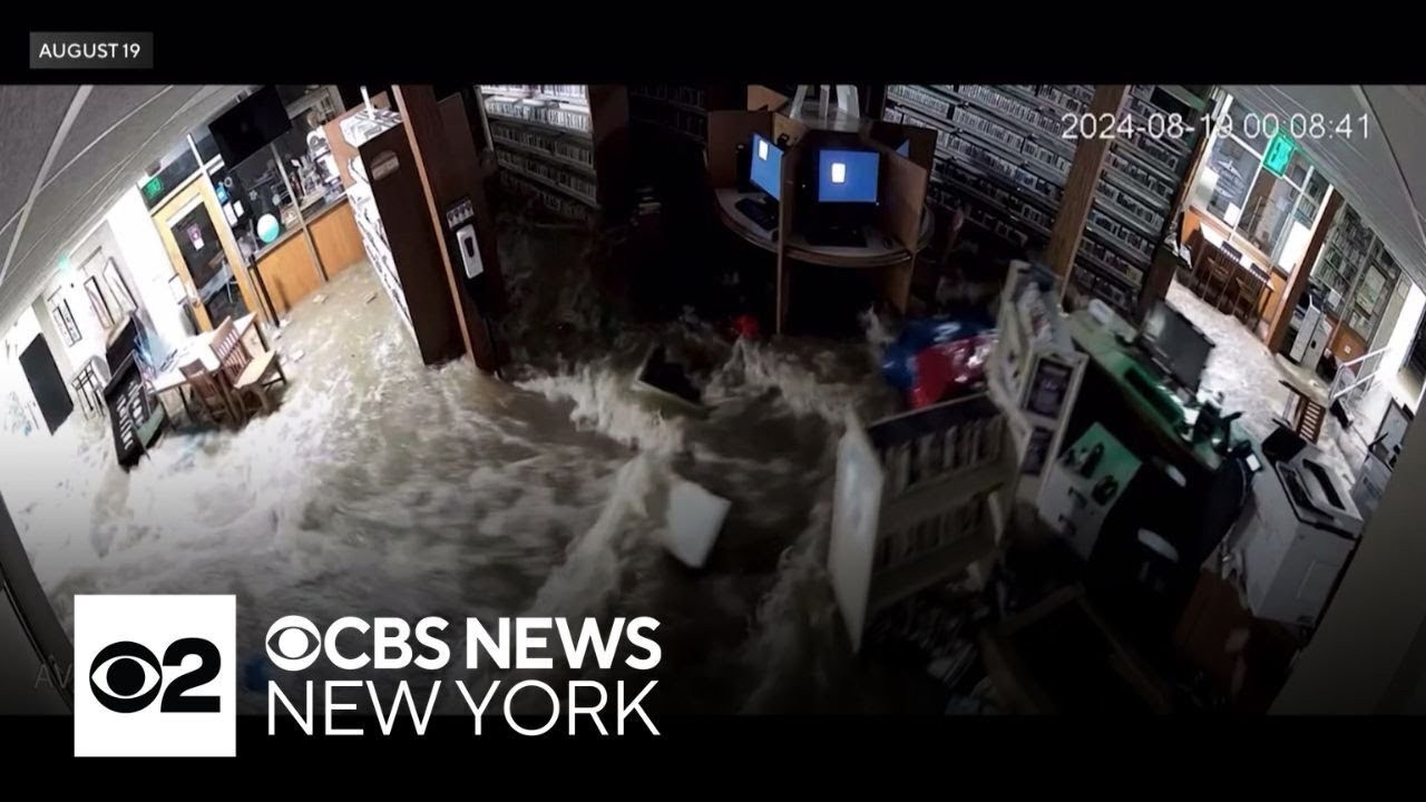 Smithtown Library on the road to recovery after devastating flooding ...