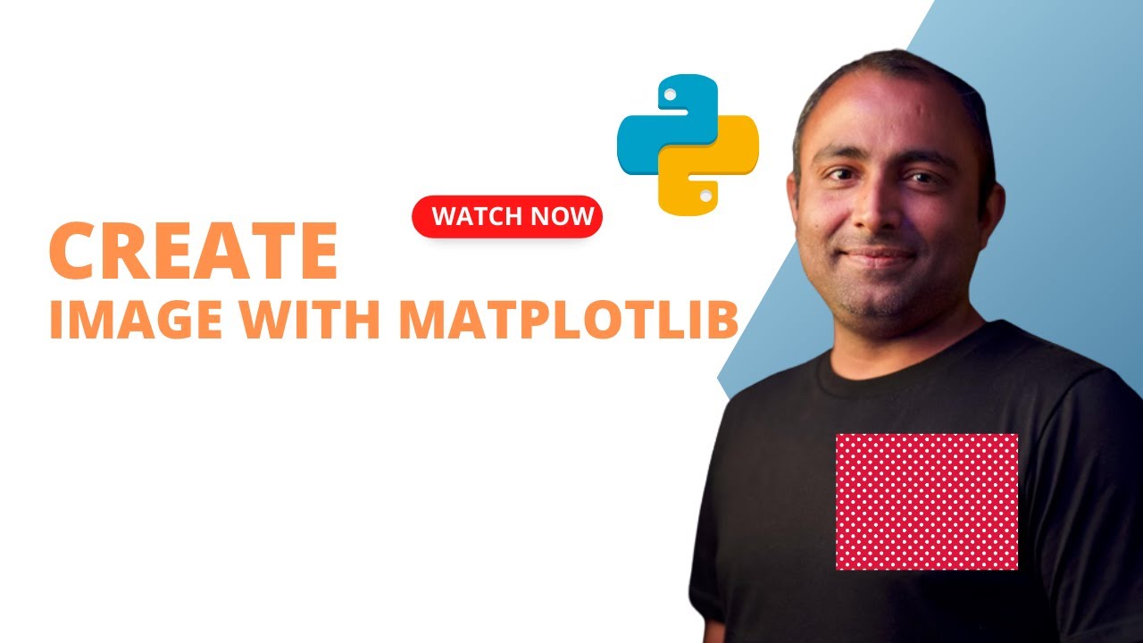 How To Create Image With Python Matplotlib Python Tutorial Python