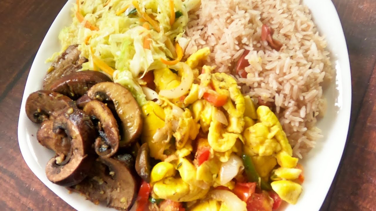 Rice And Peas With Sautéed Ackee - YouTube
