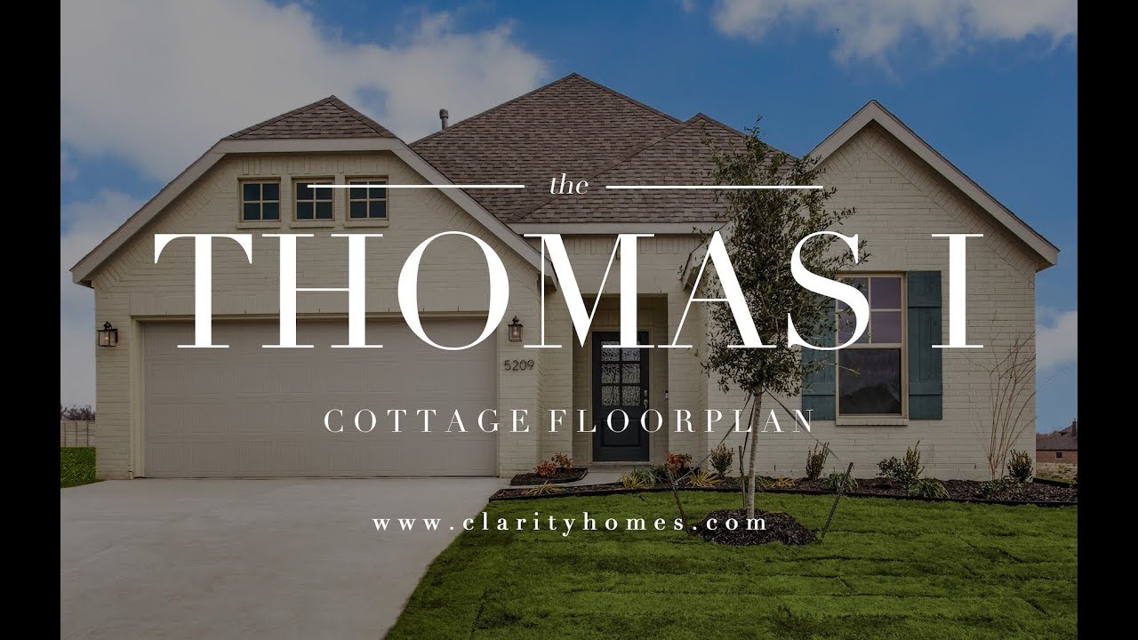 Clarity Homes: Thomas I Traditional Floor Plan - YouTube