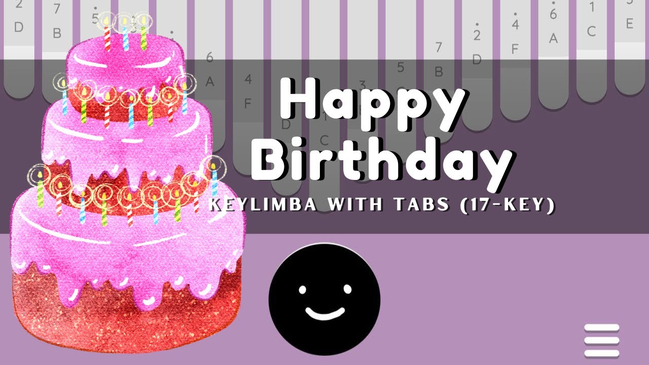 Happy Birthday l Oh Kalimba tutorial l Easy Keylimba - YouTube