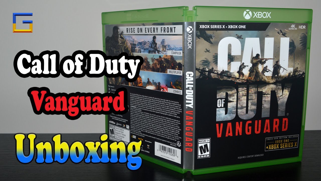 Call of Duty: Vanguard Cross-Gen Edition Xbox Series X Unboxing ...