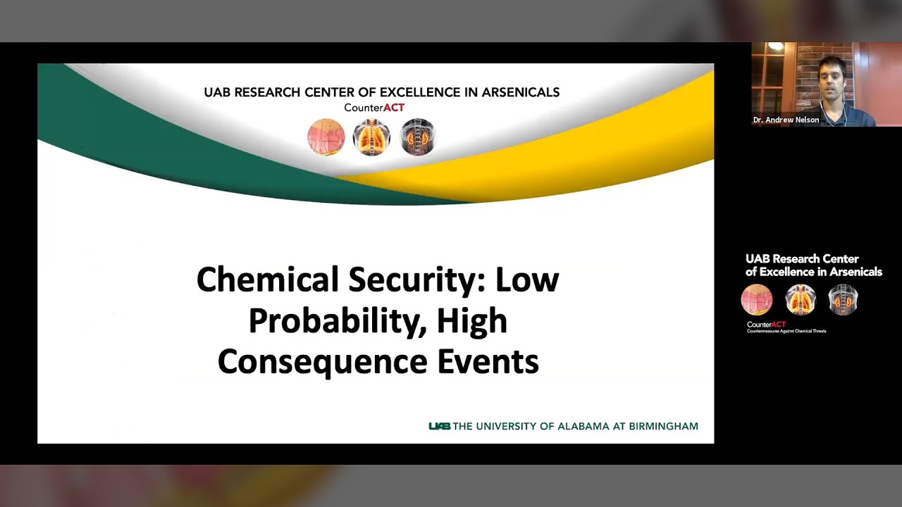 Chemical Security: Low Probability, High Consequence Events | UAB ...