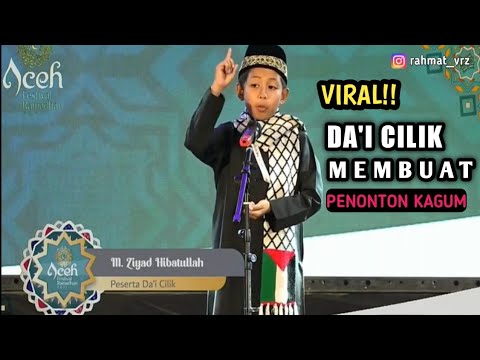 VIRAL!! MASYA ALLAH LUAR BIASA TERHARU DA'I CILIK ACEH INI BERTEMA \