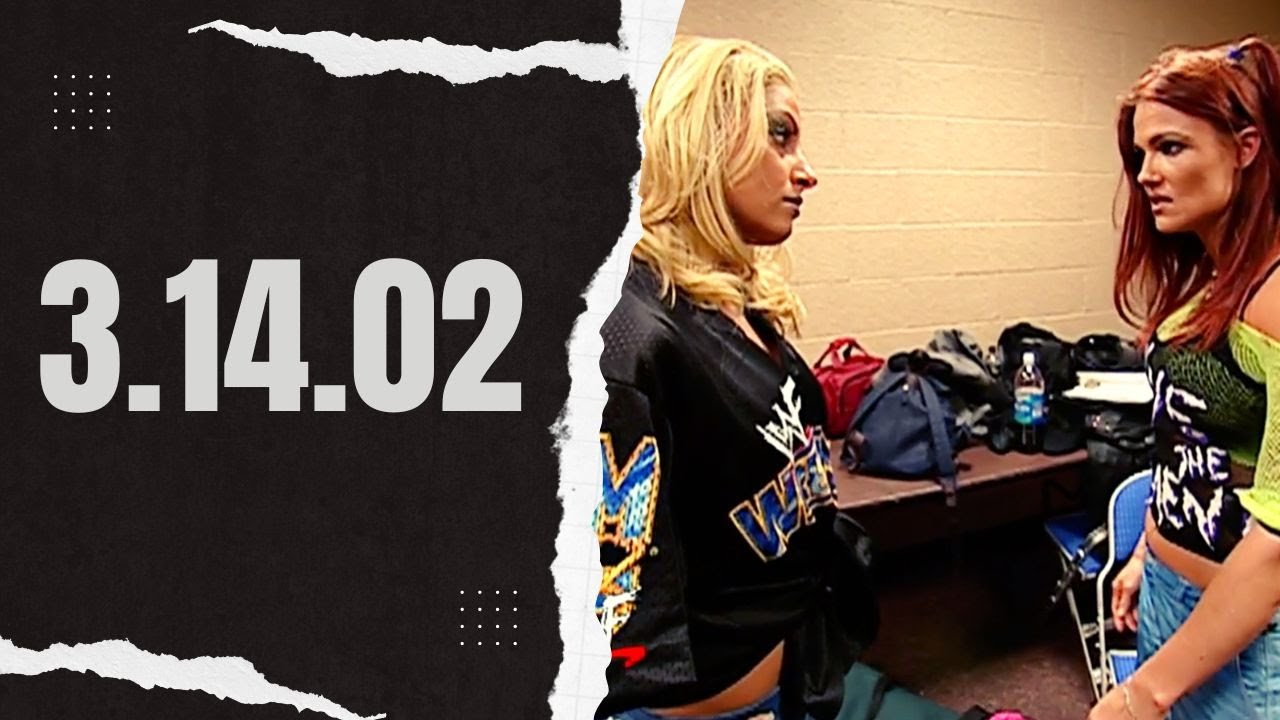 WWE Smackdown - 03.14.02 - Lita & Trish Stratus Backstage Fight - YouTube