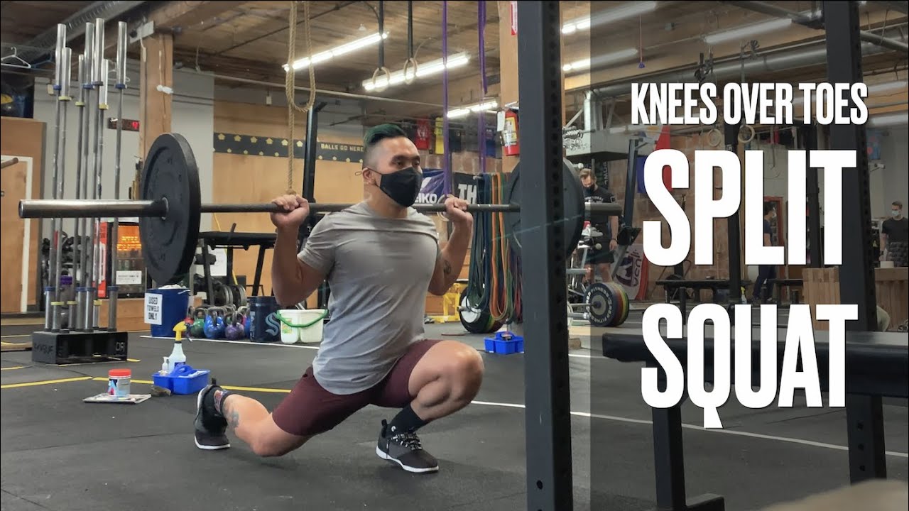 Knees Over Toes Split Squat - YouTube