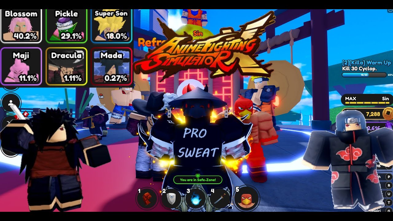 (ANIME FIGHTING SIMULATOR X)USING 200K CHIKARA TO GET OP CHAMPION - YouTube