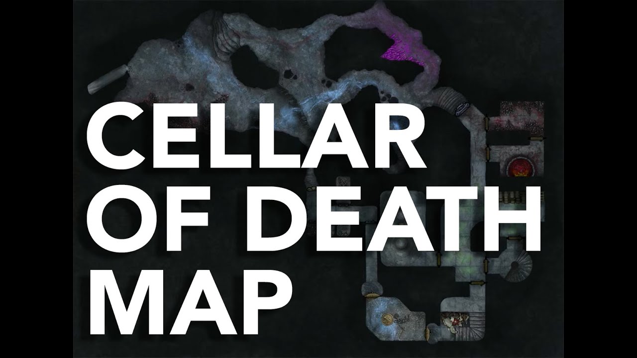 Drawing a Cellar of Death map for VTT on my iPad using ProCreate - YouTube