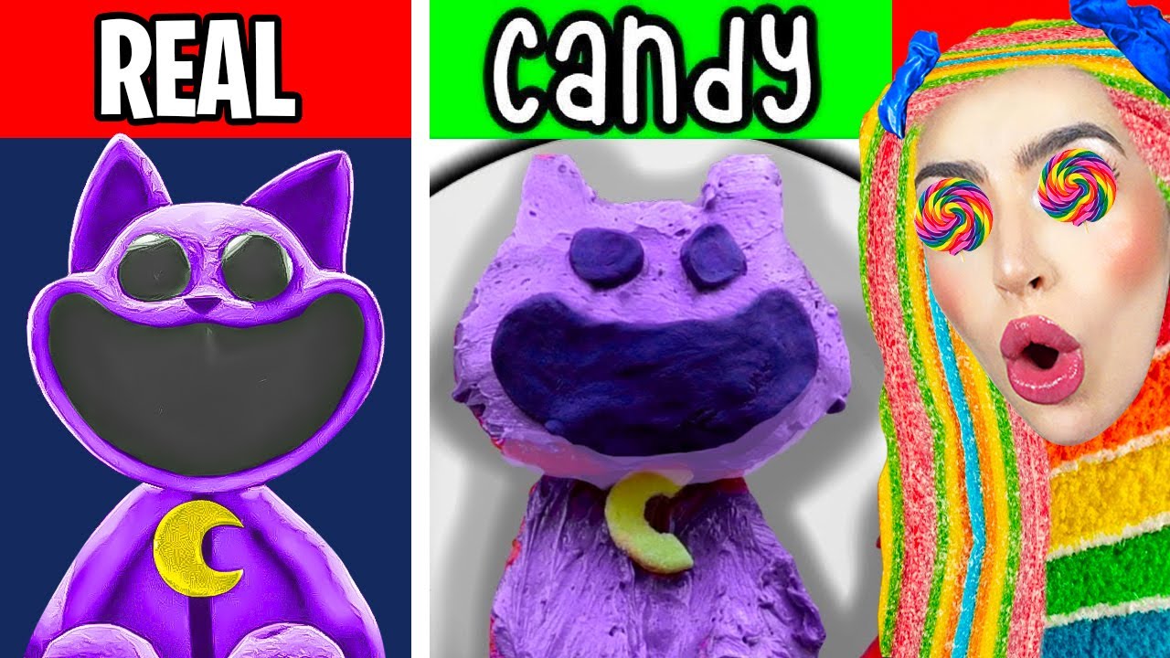 Smiling Critters, BUT IT'S CANDY!? (DRAWING SMILING CRITTERS from POPPY ...