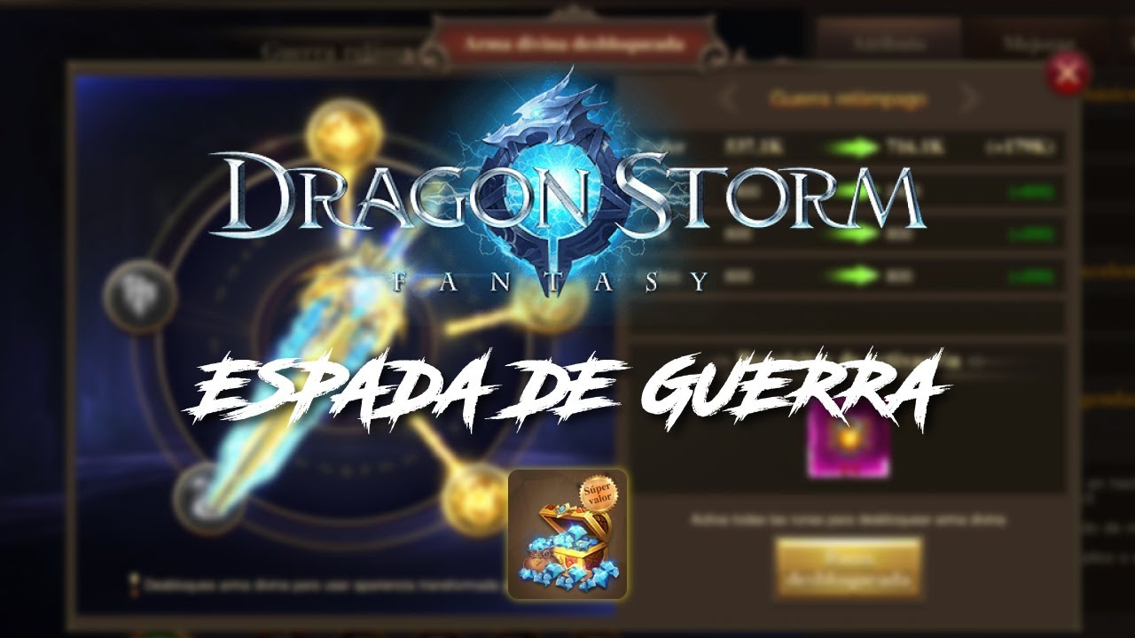 DRAGON STORM FANTASY | ESPADA RELAMPAGO 👹 - YouTube