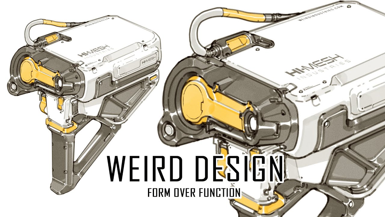 Designing Weird Sci-Fi Things - Form Over Function - YouTube