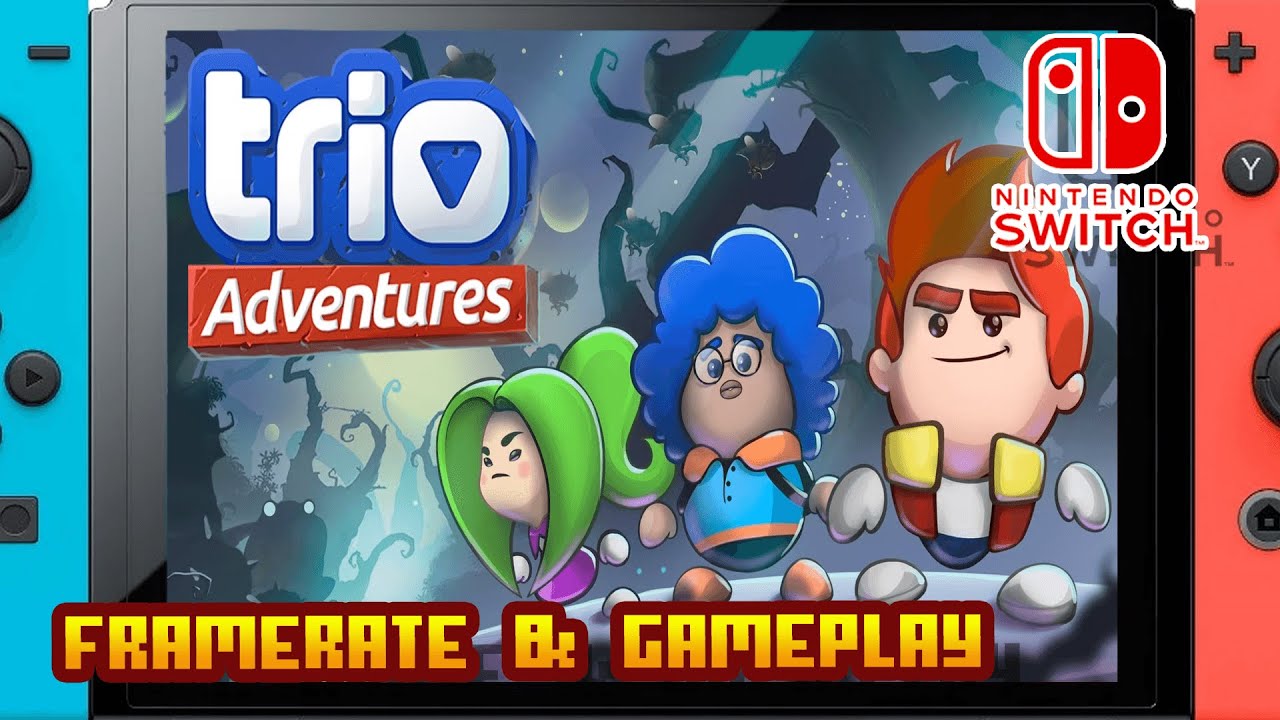 Trio Adventures - (Nintendo Switch) - Framerate & Gameplay - YouTube