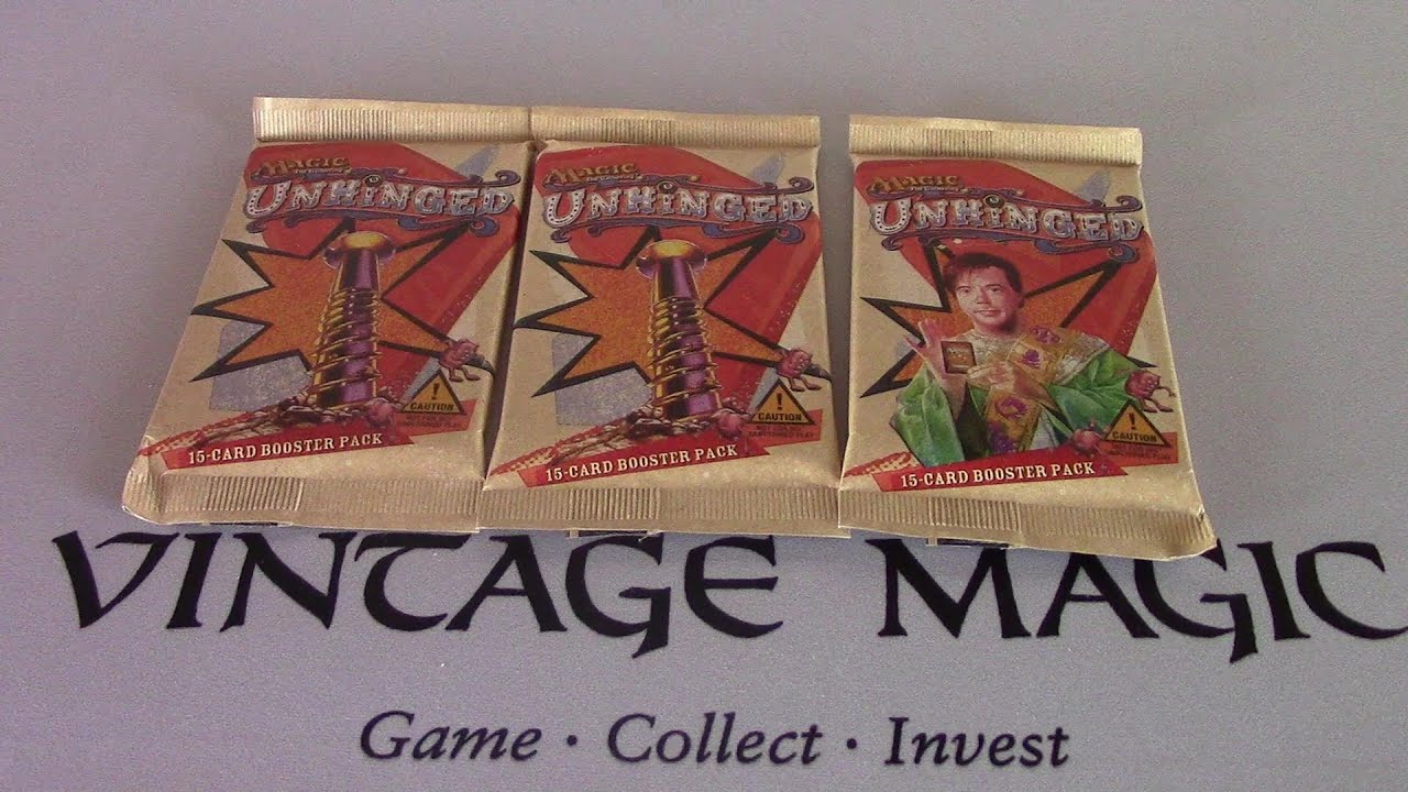 Unhinged Boosters OPENED! Lets Laugh! MTG Magic The Gathering! - YouTube