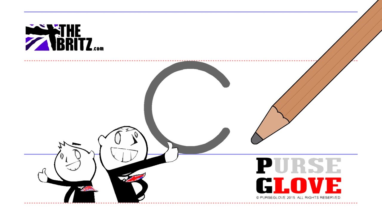Writing English Alphabet - lowercase c - YouTube