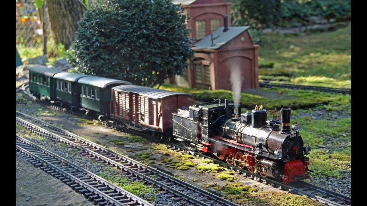 Live Steam in the Garden - Herbstdampf bei Marco - YouTube