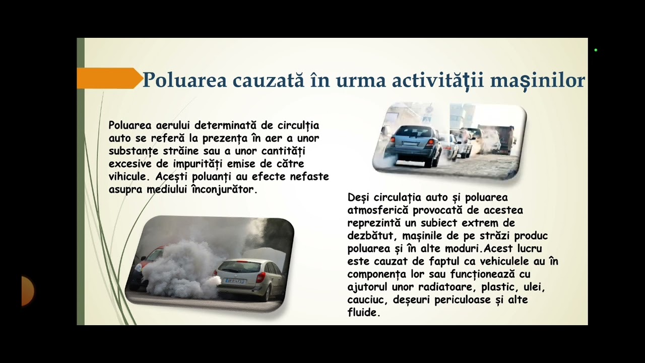 Factorii de poluare în localitatea mea. Proiect clasa 7/ chimie. AN ...