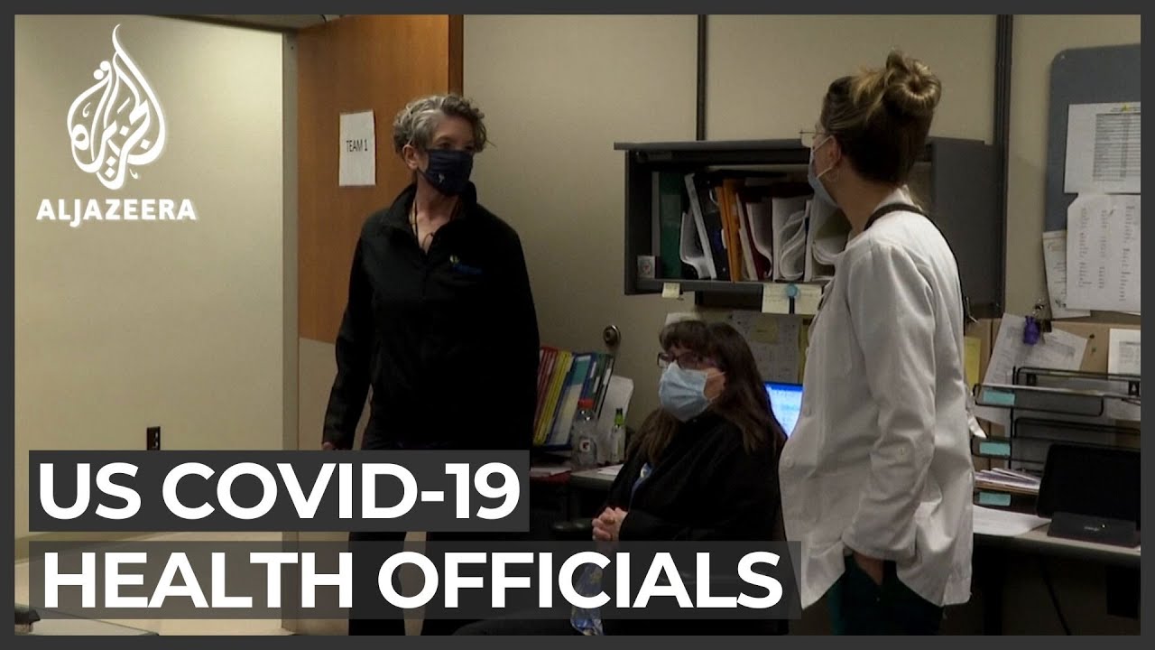 US: COVID-19 led to ‘largest exodus of health officials’ - YouTube