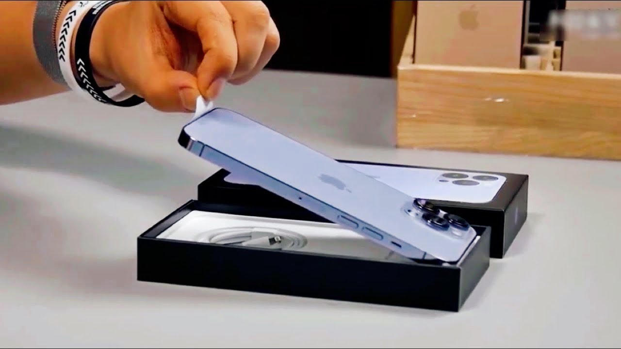 iPhone 13 Pro Max Unboxing - Sierra Blue - YouTube