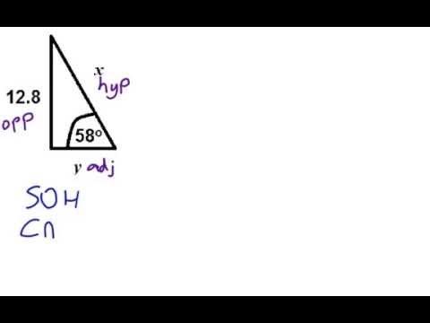 Finding Length Using Trigonometry 2 - YouTube