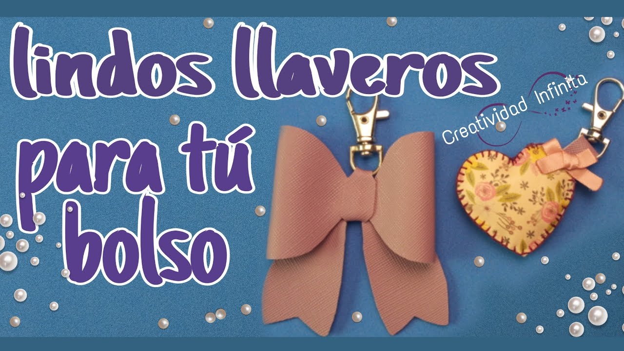 Lindos Llaveros para tu bolso o mochila - YouTube