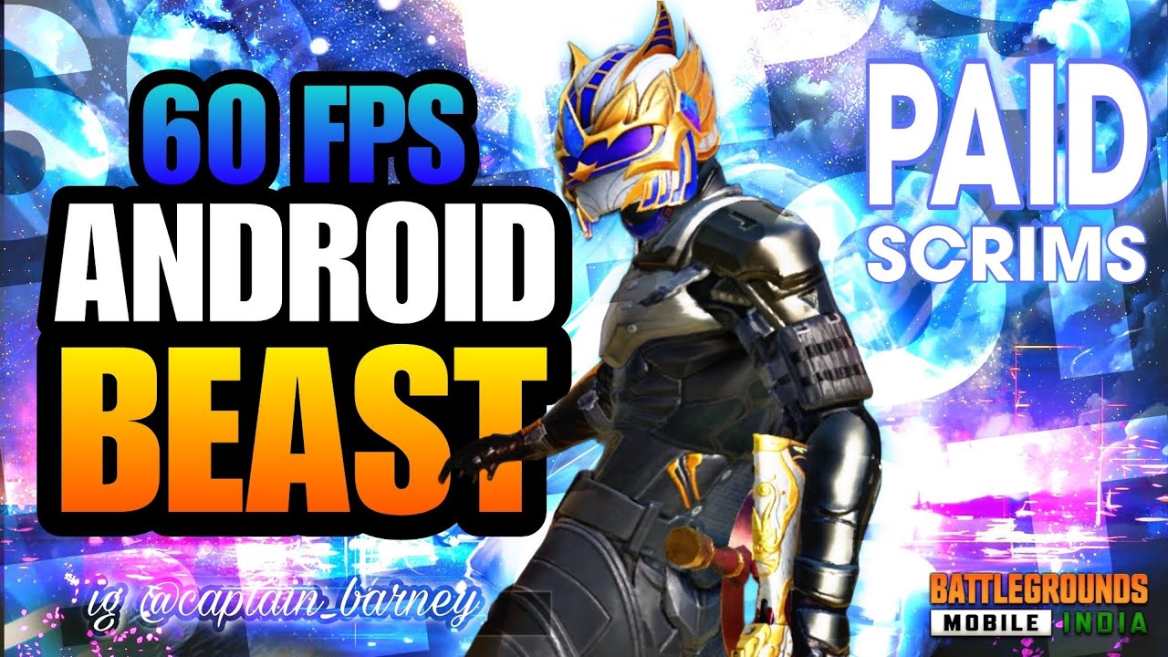 60 FPS Android Beast | Domination in PAID SCRIM | OnePlus,11R,11,10R,10 ...