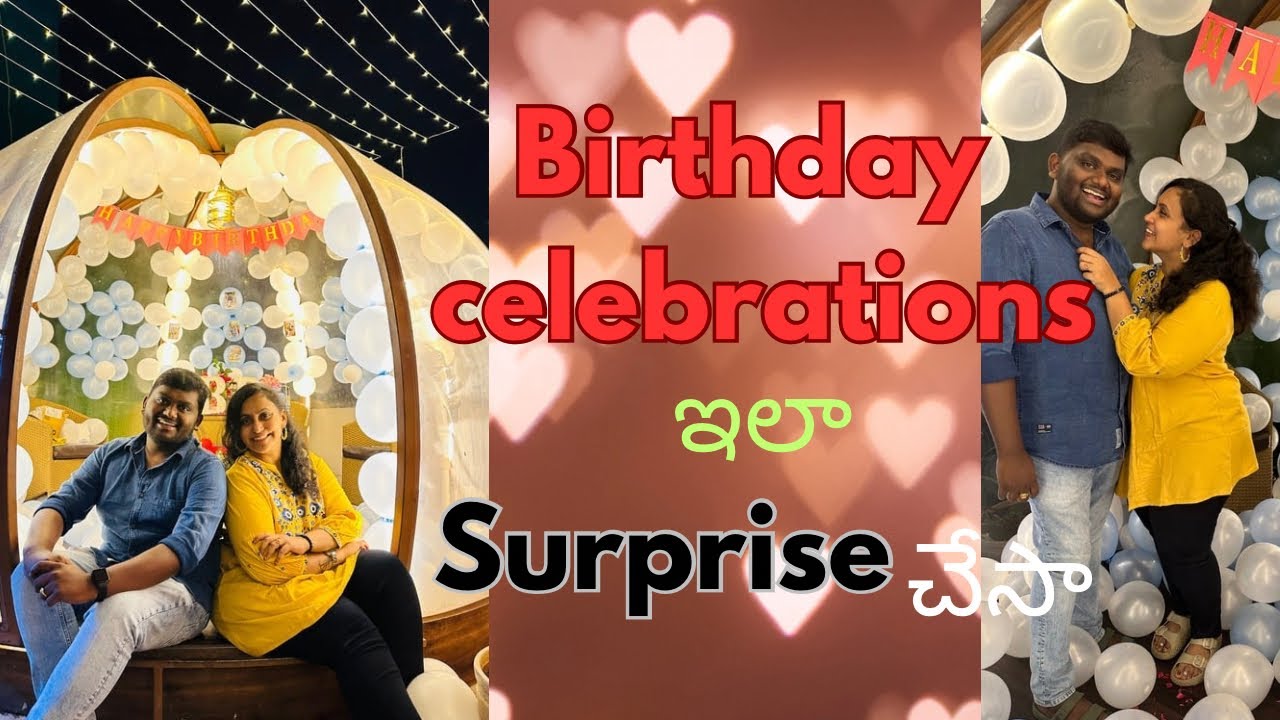 Husband కి Birthday surprise ఇలా Dome లో iccha || Full Vlog || 2024 ...