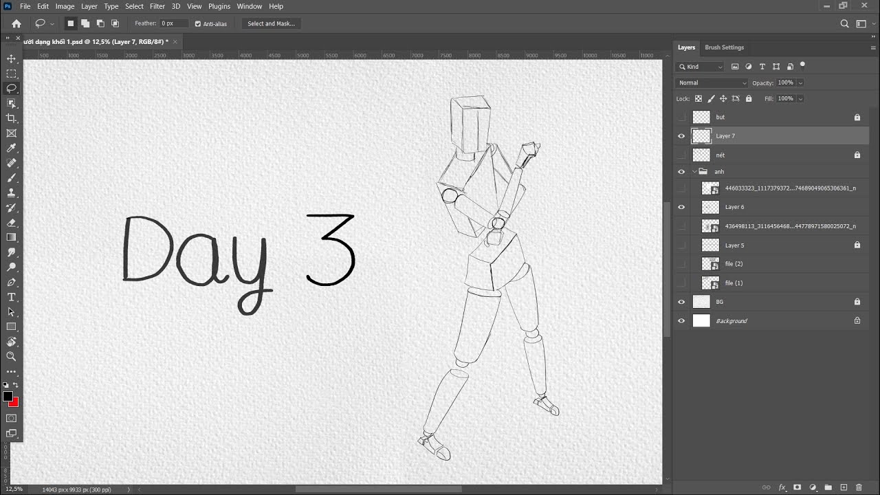 I try to learn drawing every day (Day 3) - YouTube