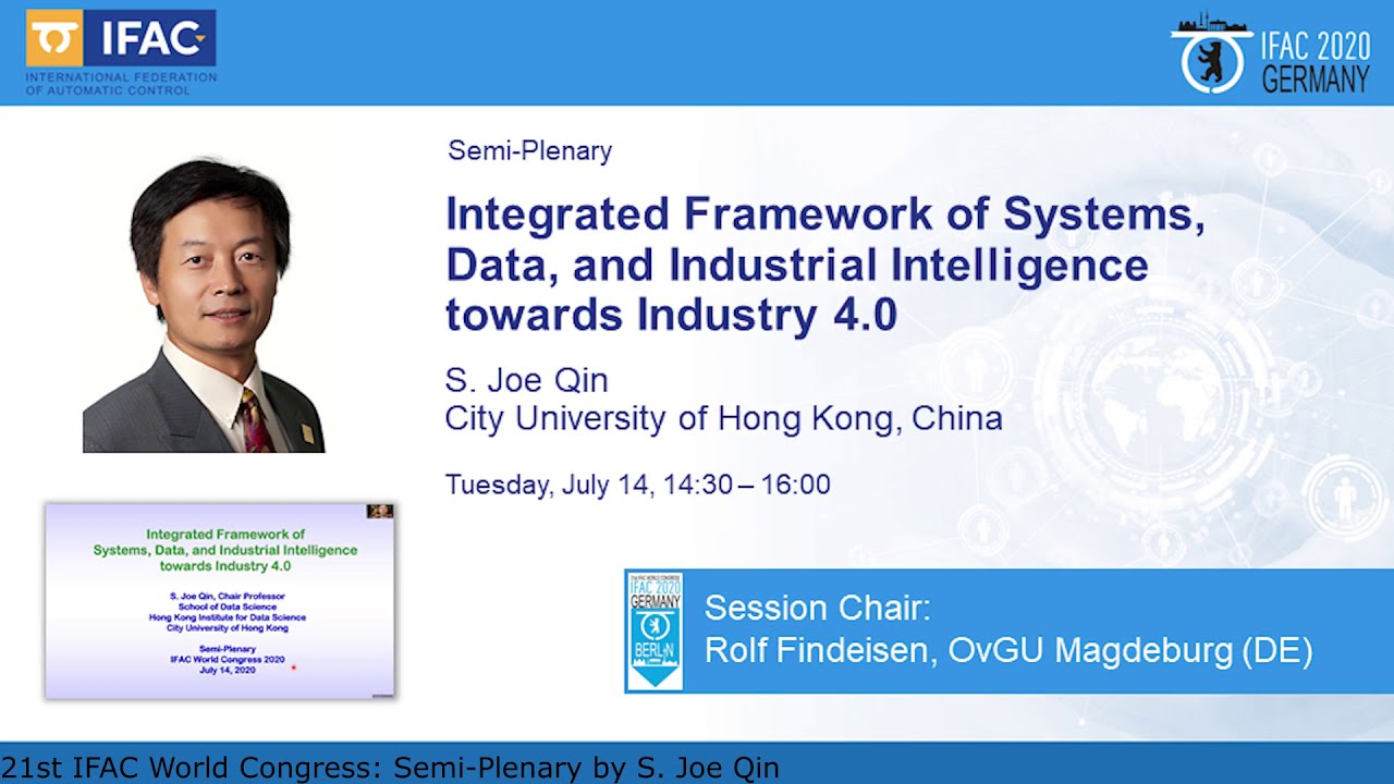 Semi-Plenary 1 by S. Joe Qin - YouTube