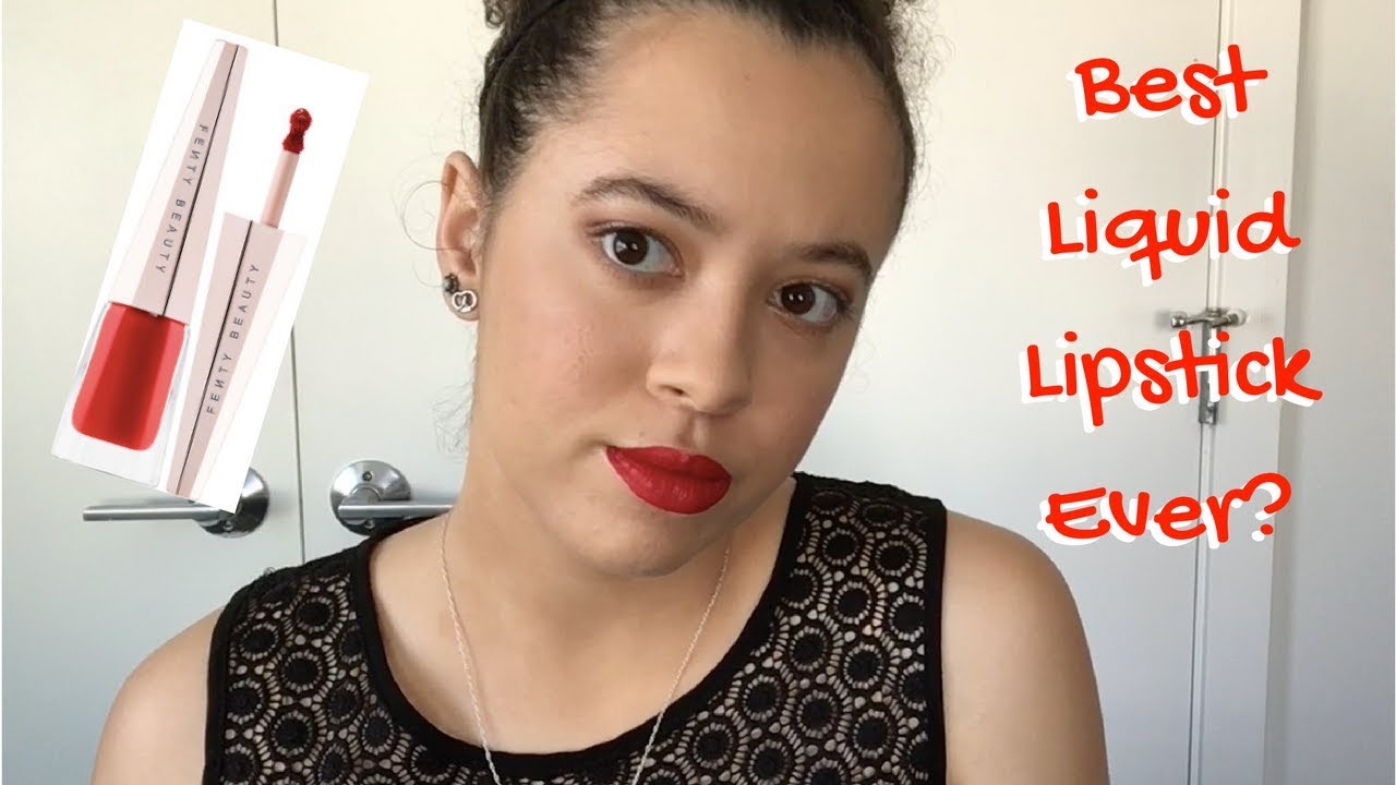 Fenty Beauty STUNNA Lip Paint | First Impressions & Wear Test - YouTube