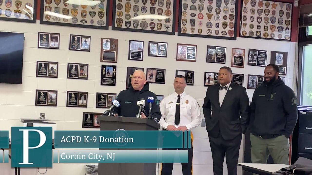 K-9 Donation to ACPD - YouTube