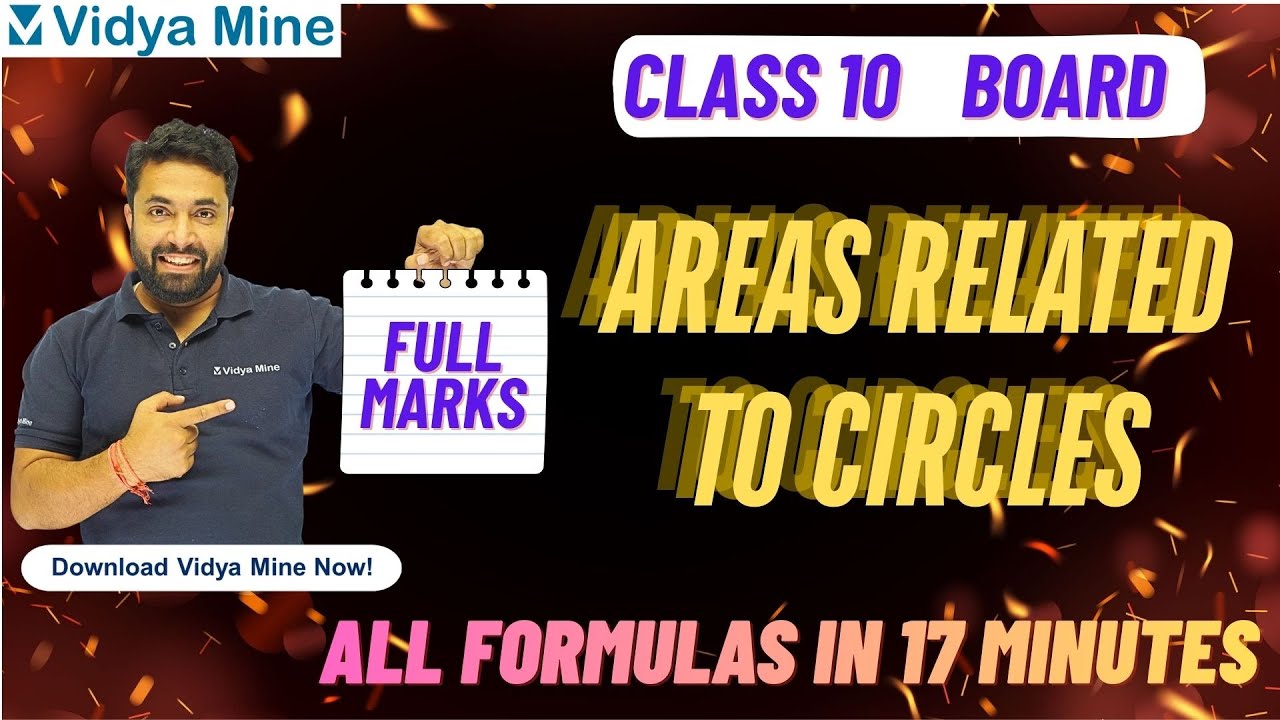 Class 10 Maths Formulas | Areas Related to Circles | Most Important ...