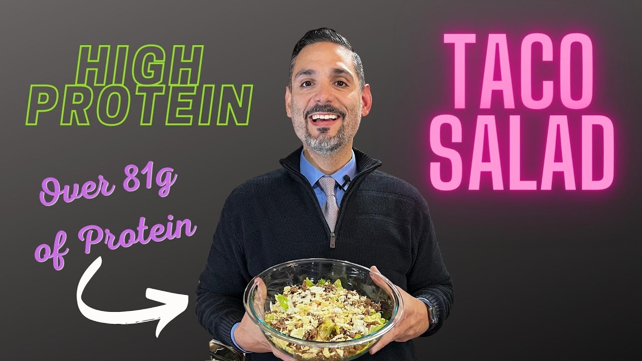 High Protein Taco Salad | Quick Meal Ready in 5 Minutes - YouTube