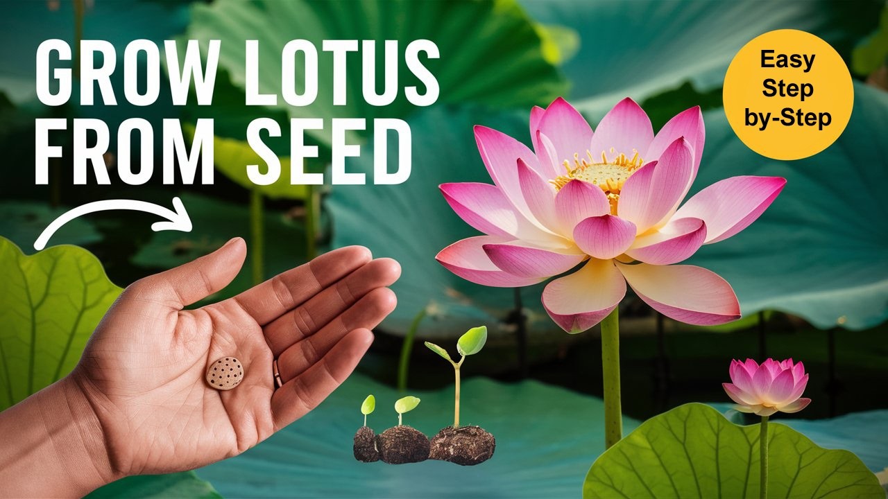 How to Plant Lotus Seeds: Easy Step-by-Step Guide for Beautiful Blooms ...