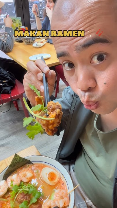 MAKAN RAMEN di UMAIMON AMSTERDAM‼️ - YouTube
