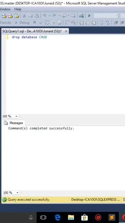 30 SQL Server - Create and Drop Database in SQL Server - YouTube