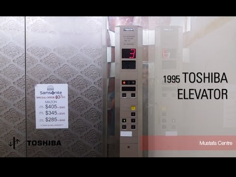 Toshiba Traction Elevator at Mustafa Centre, Singapore - YouTube
