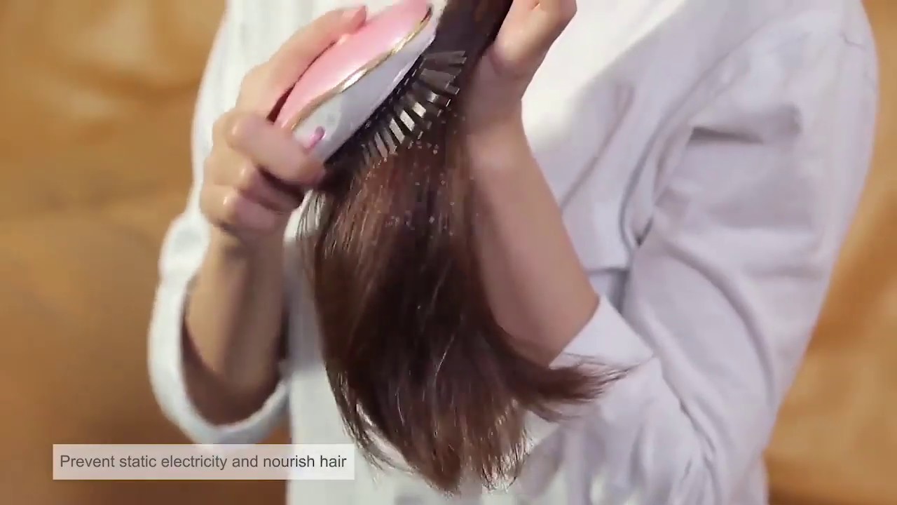 The Amazing Portable Electric Ionic Hairbrush - YouTube